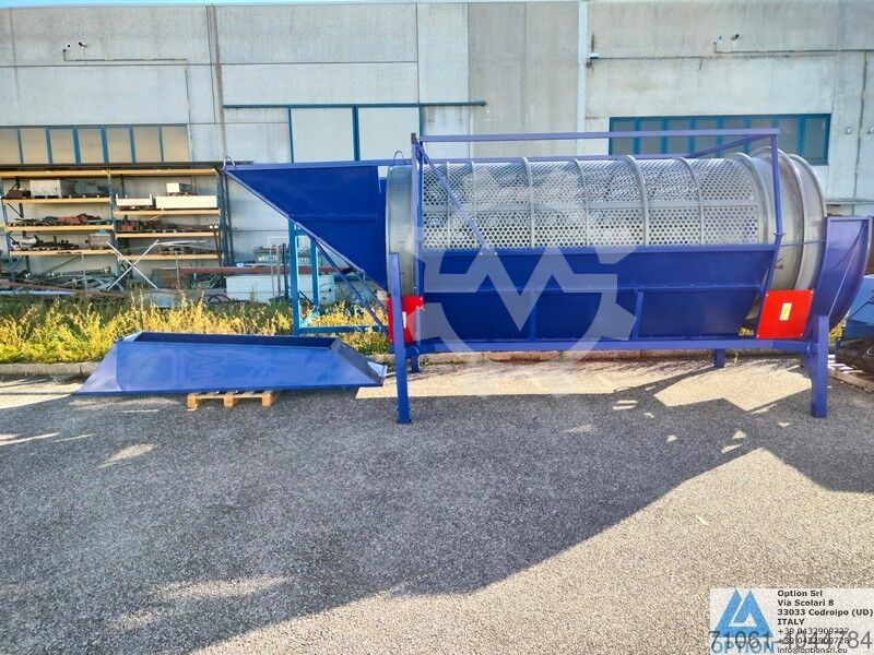 ROT160EMP - used TROMMEL DRUM SCREENER + CHARGING FEEDER for sale