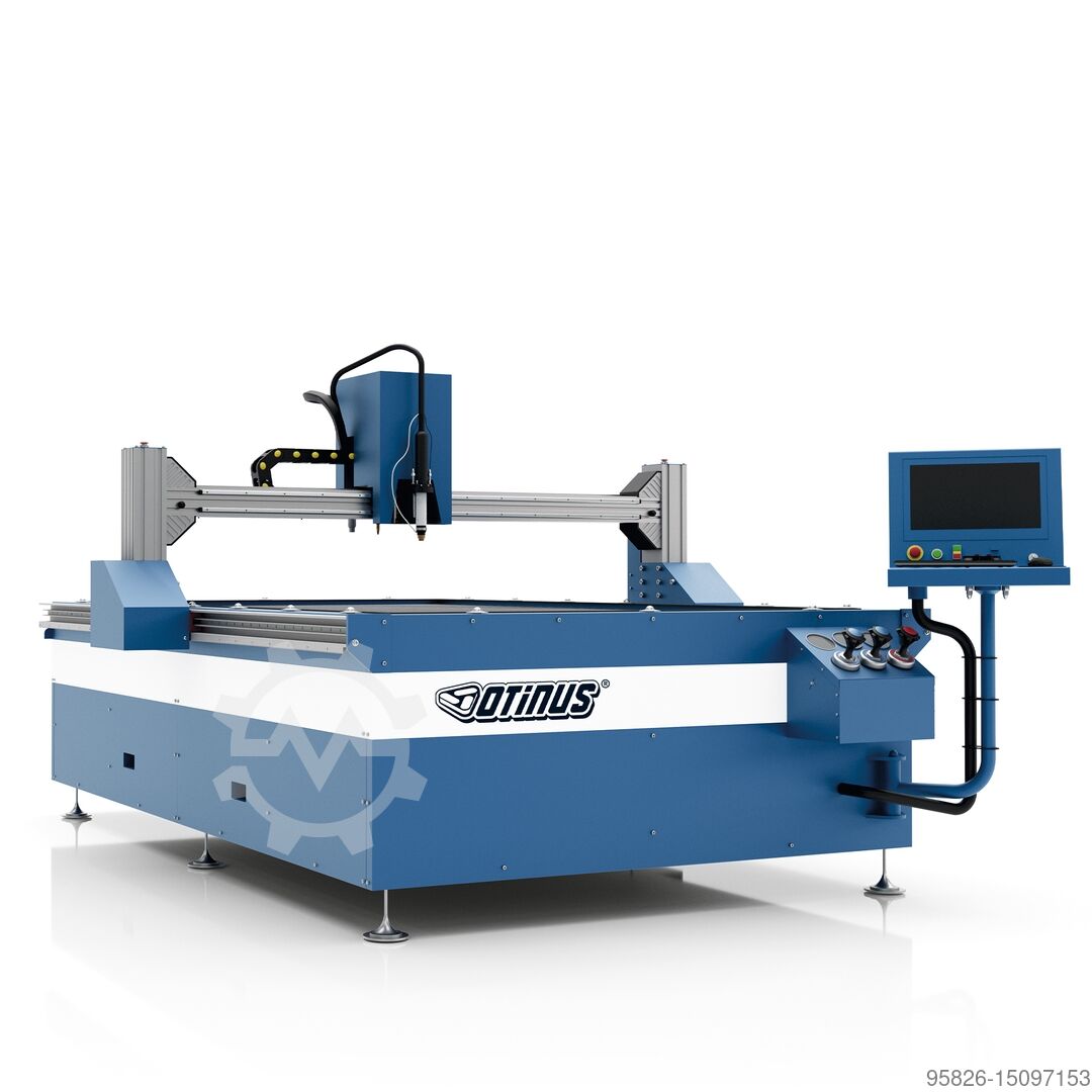 🏷️ Otinus PCV-3015-DG - used IN STOCK CNC plasma/gas cutting machine ...