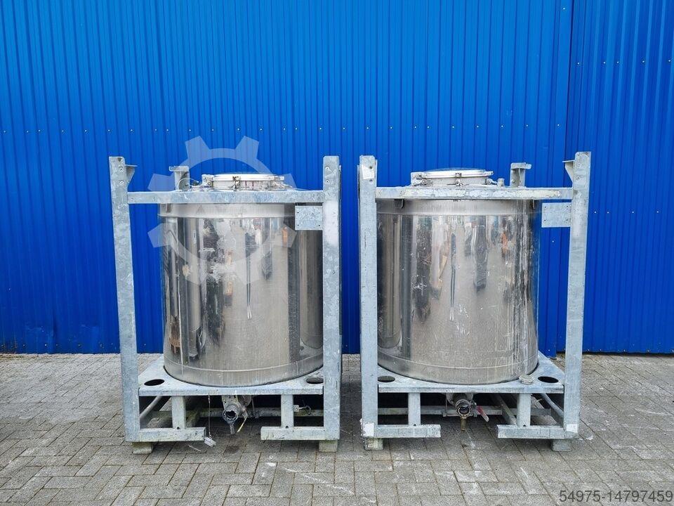 🏷️ 10710 - used Stainless steel containers / transport containers for ...