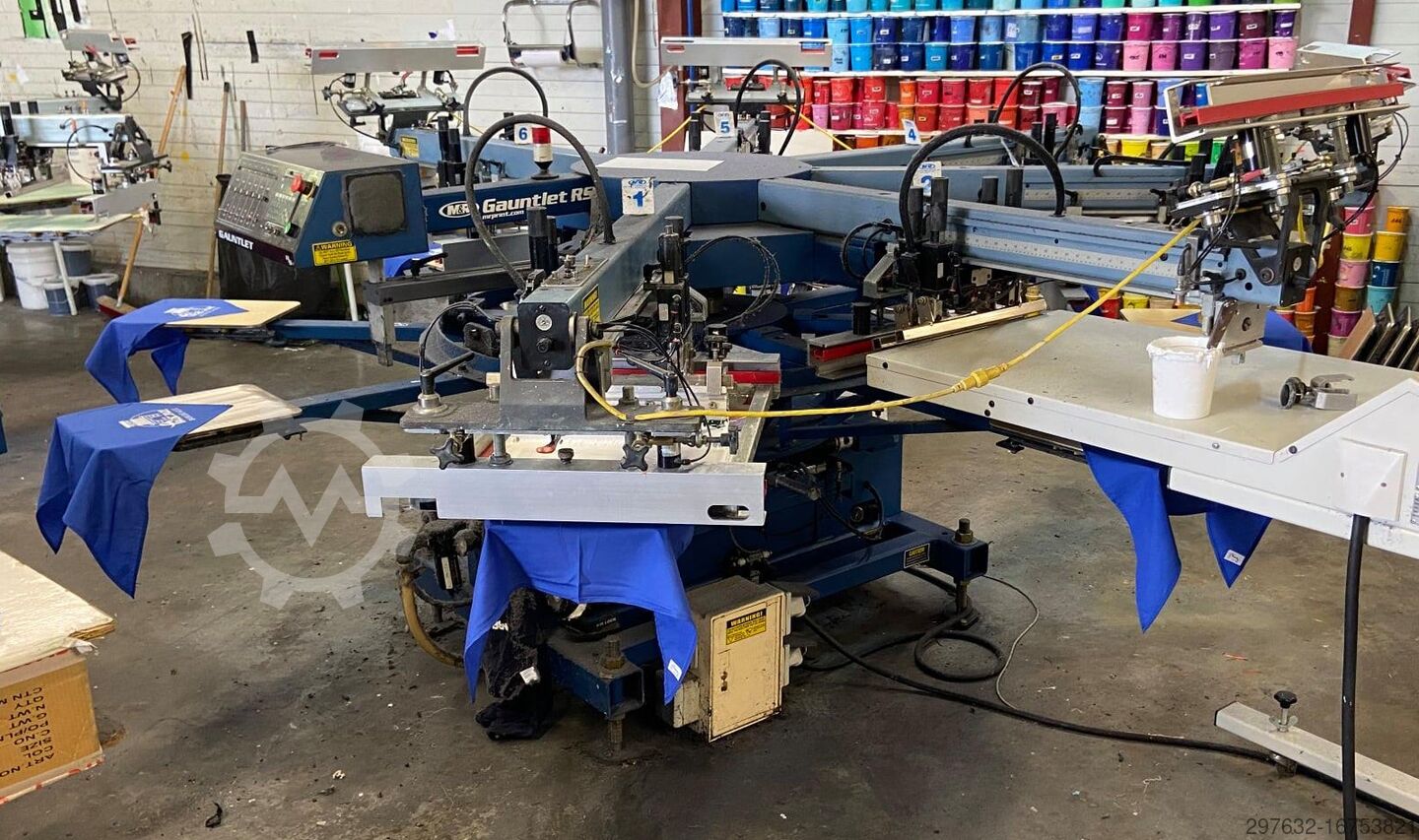 M&R Gauntlet - Used Screen printing machine M&R Gauntlet listed on Used ...