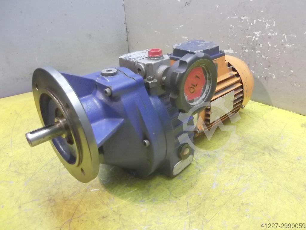 Motovario TKRF/5 - Used Adjustable gear motor 0.37 kW 26-143 rpm listed ...
