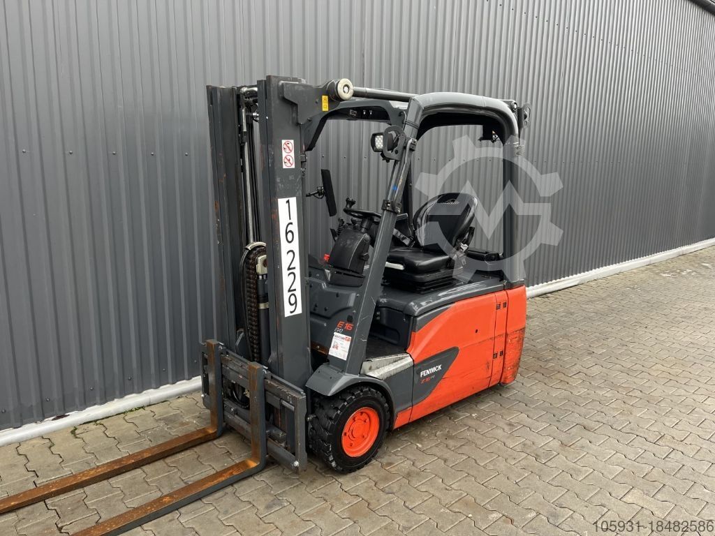 Linde E16-02 - Used Electric 3-wheel forklift listed on Used-Machines ...