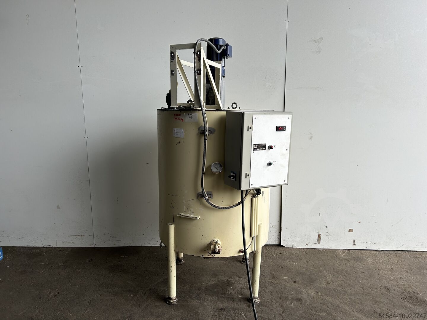 Nielsen 750l - used Nielsen chocolate kettle 750l for sale