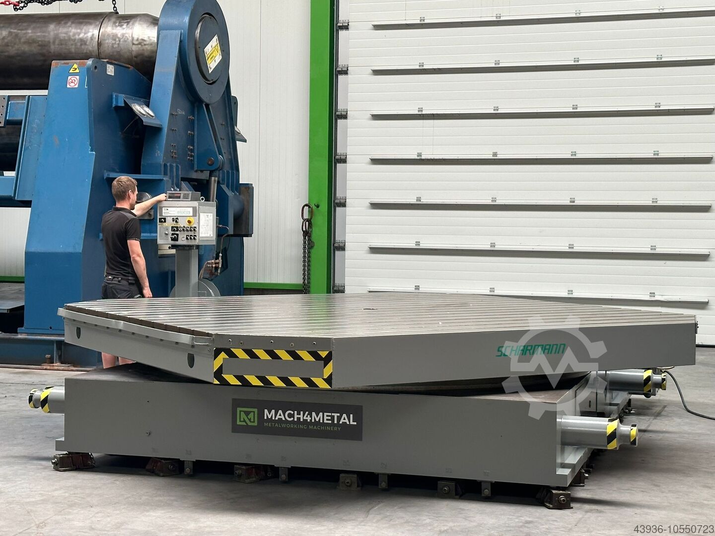 SCHARMANN TDV-80 - used Rotary Turn table 3500 x 3500 x 80 Ton for sale