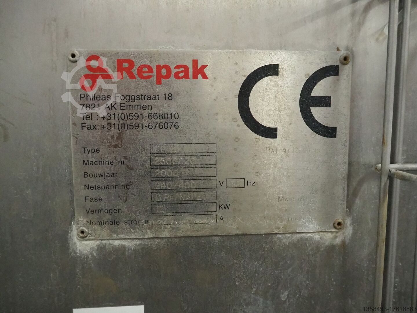 🏷️ Repak Re25 - used Repak thermo former machine parts for sale on Used-Machines.com ⚙️