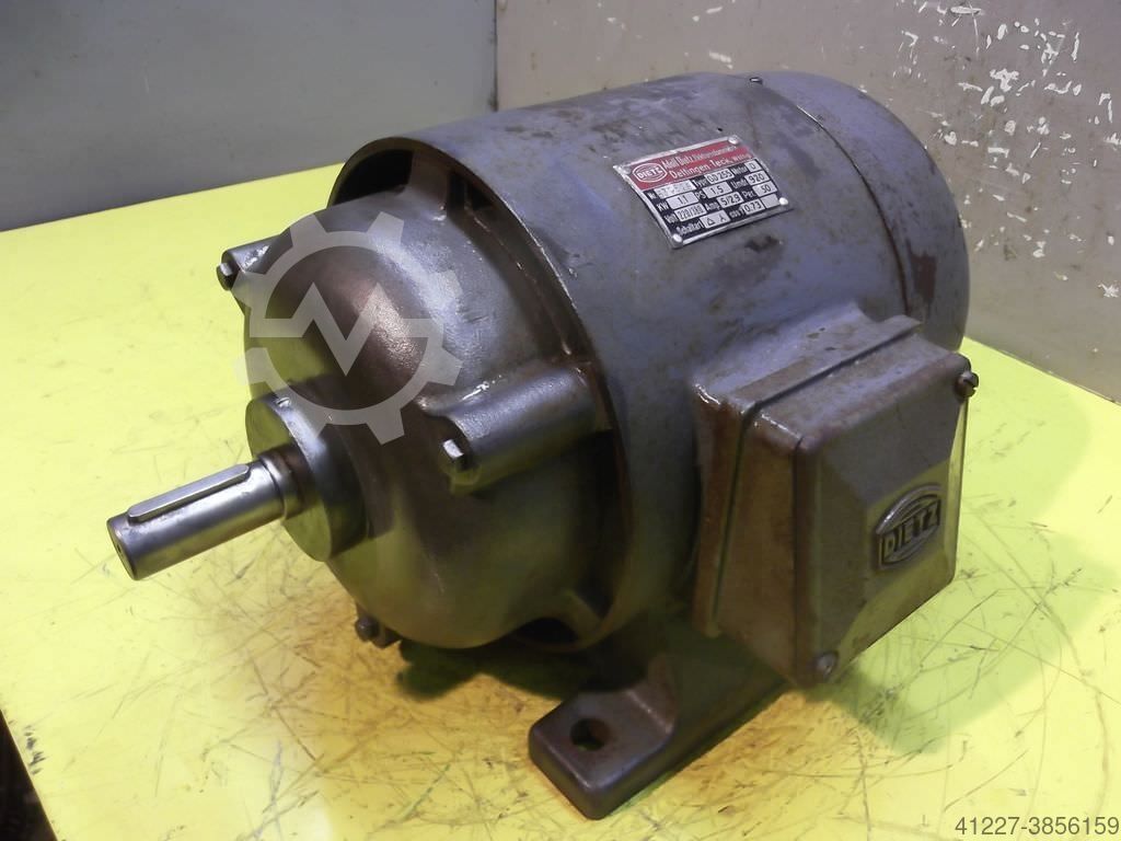 Dietz GD255 - Used Electric motor 1.1 kW 920 Rpm listed on Used ...
