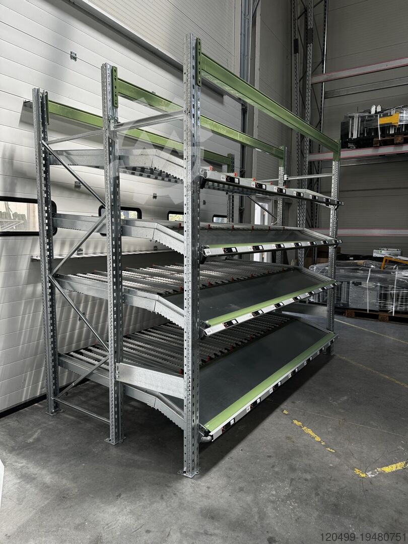 🏷️ BITO Durchlaufregal - used Carton flow rack, FIFO, 2800×2700×2500 mm ...