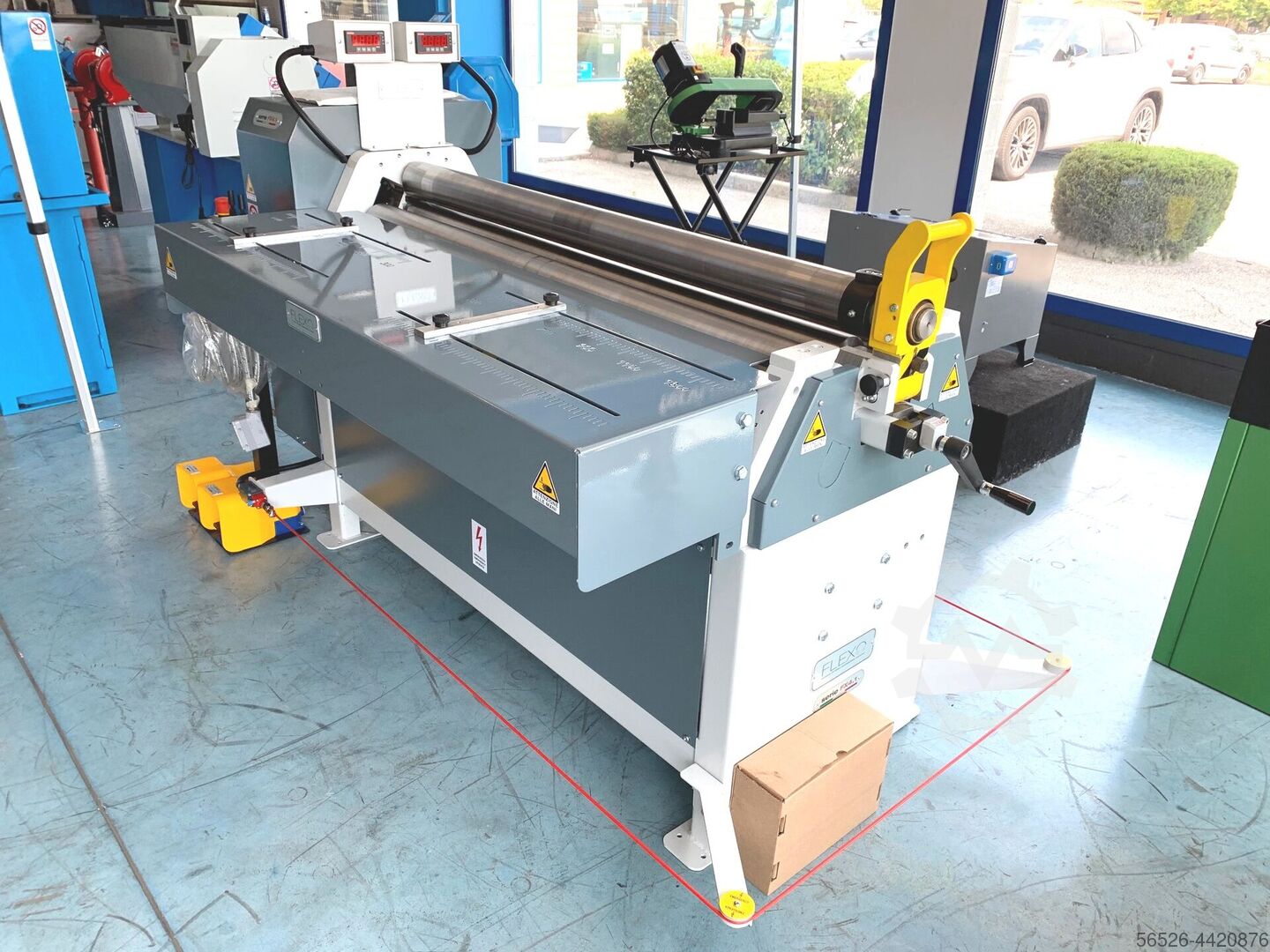 OMEC - used Motorized calender with 4 rollers for sale