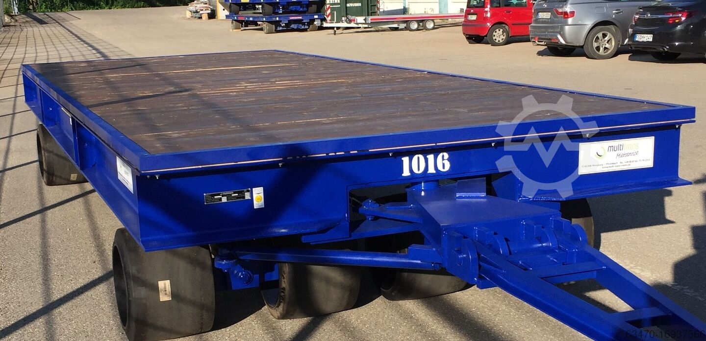 🏷️ Multi-Trans PA65-2 - used Industrial trailer PA65-2 - 60 t payload ...