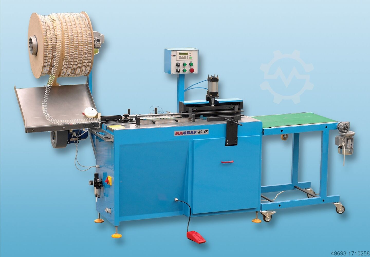 🏷️ MAGRAF AS-48 - used SEMIAUTOMATIC BINDING MACHINE for sale
