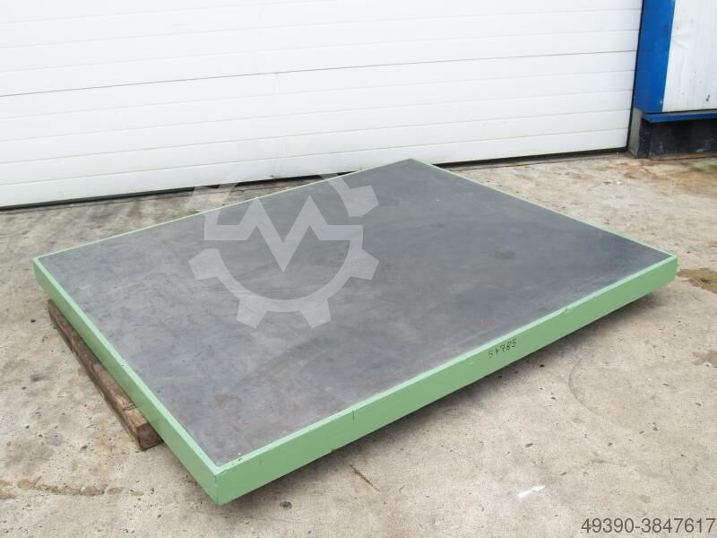 2000x1600 - used Steel cast grey cast iron alignment and welding plate ...
