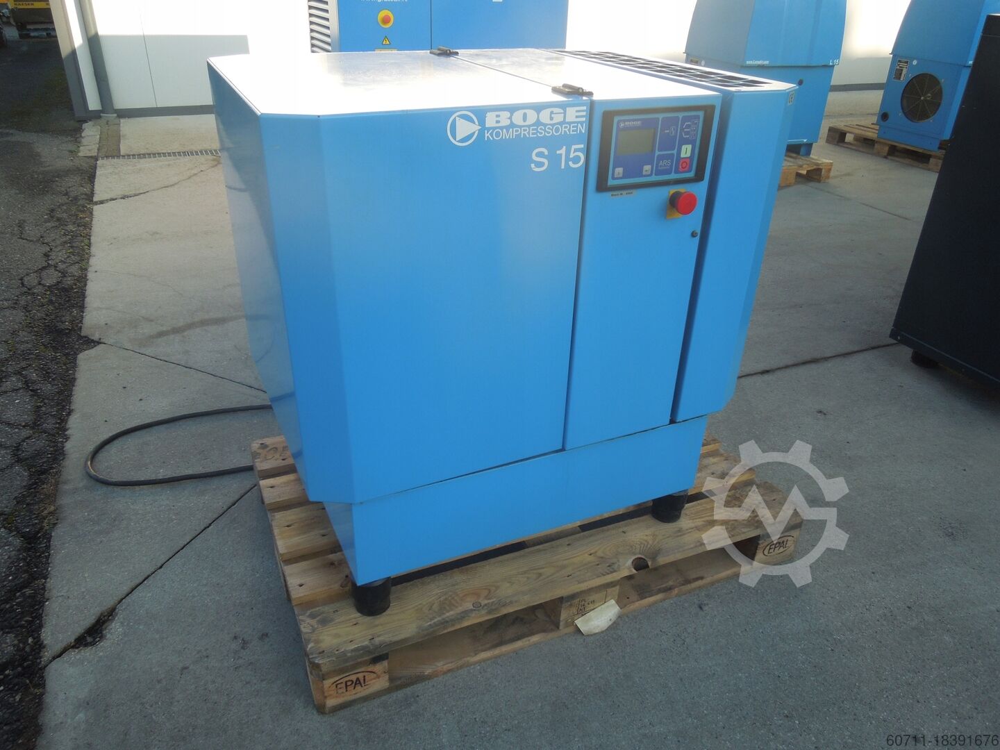 🏷️ BOGE S15 - used Screw compressor for sale