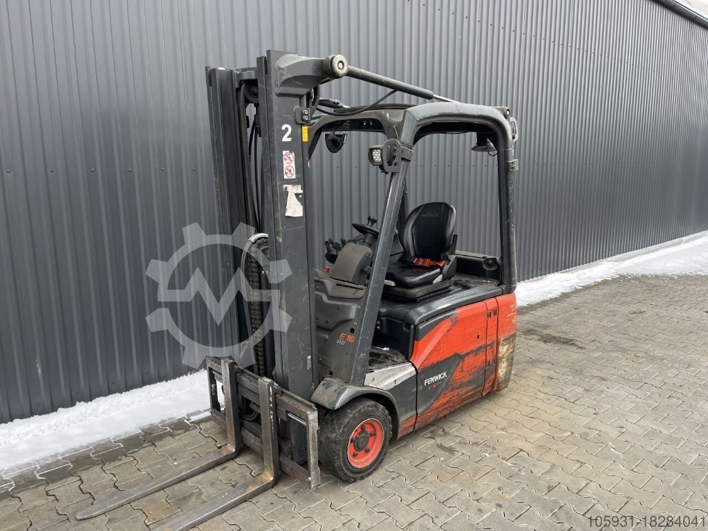 Linde E16-02 - Used Electric 3-wheel forklift listed on Used-Machines ...