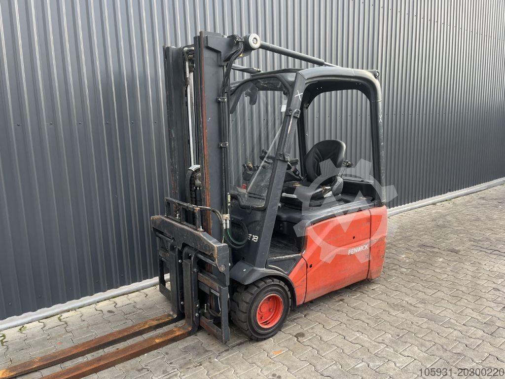 Linde E18-01 - used Electric 3-wheel forklift for sale
