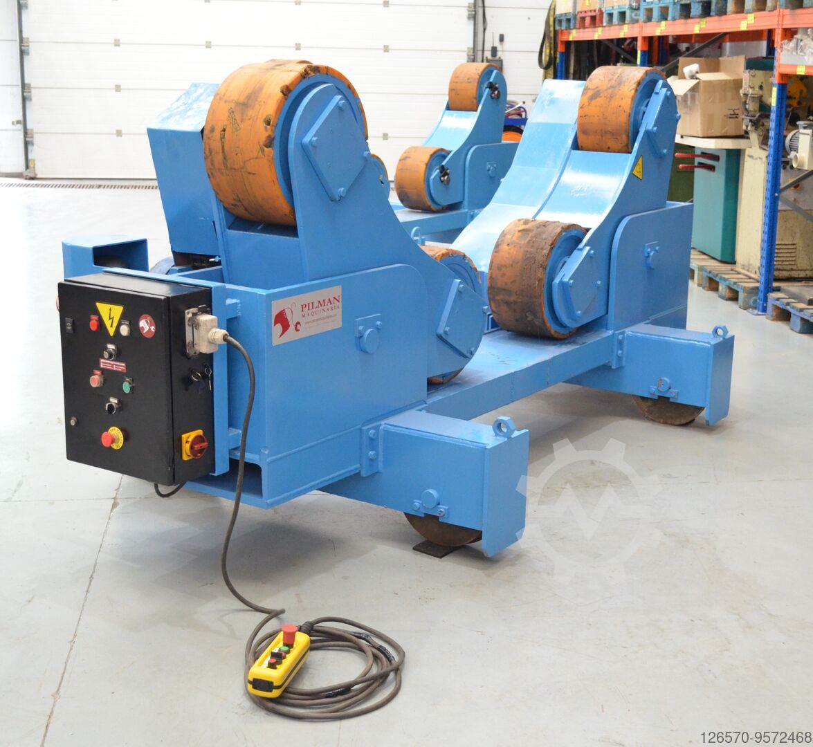 Oerlikon LP100 - Used Self-aligning welding turner 100T listed on Used ...