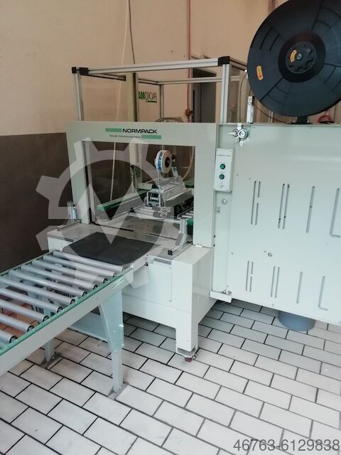 🏷️ Normpack X67-70-2175-NPS-504-L - used Autom. gluing and strapping ...