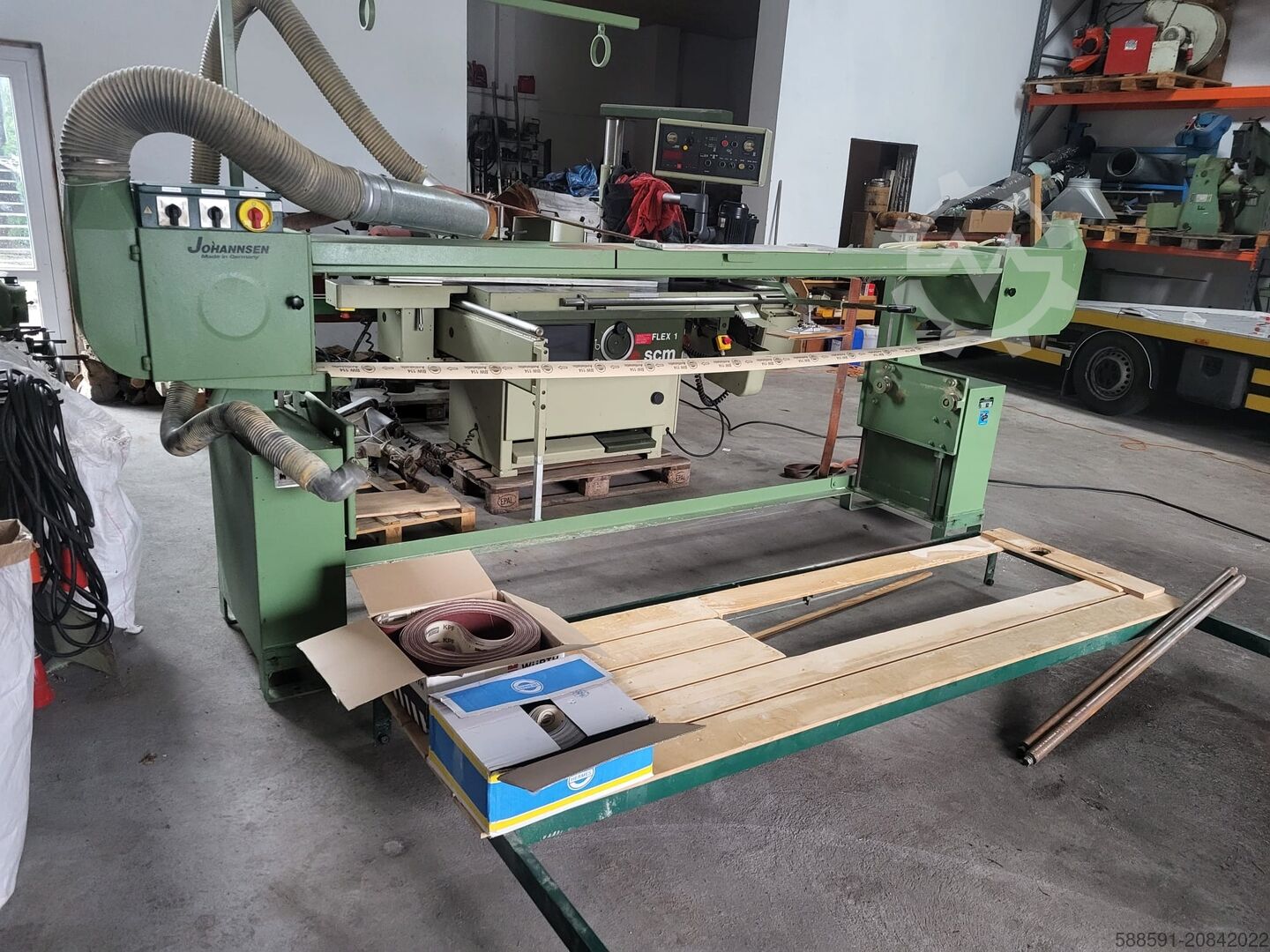 🏷️ Johannsen T94 - used Long belt grinder for sale