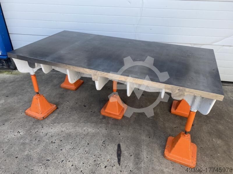 2000x1000 - used Steel cast grey cast iron alignment and welding plate ...