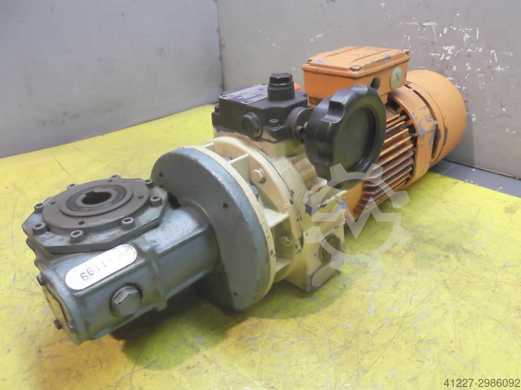 🏷️ MOTOVARIO TKF/5 - used Adjustable gear motor 0.37 kW 19-100 rpm for ...