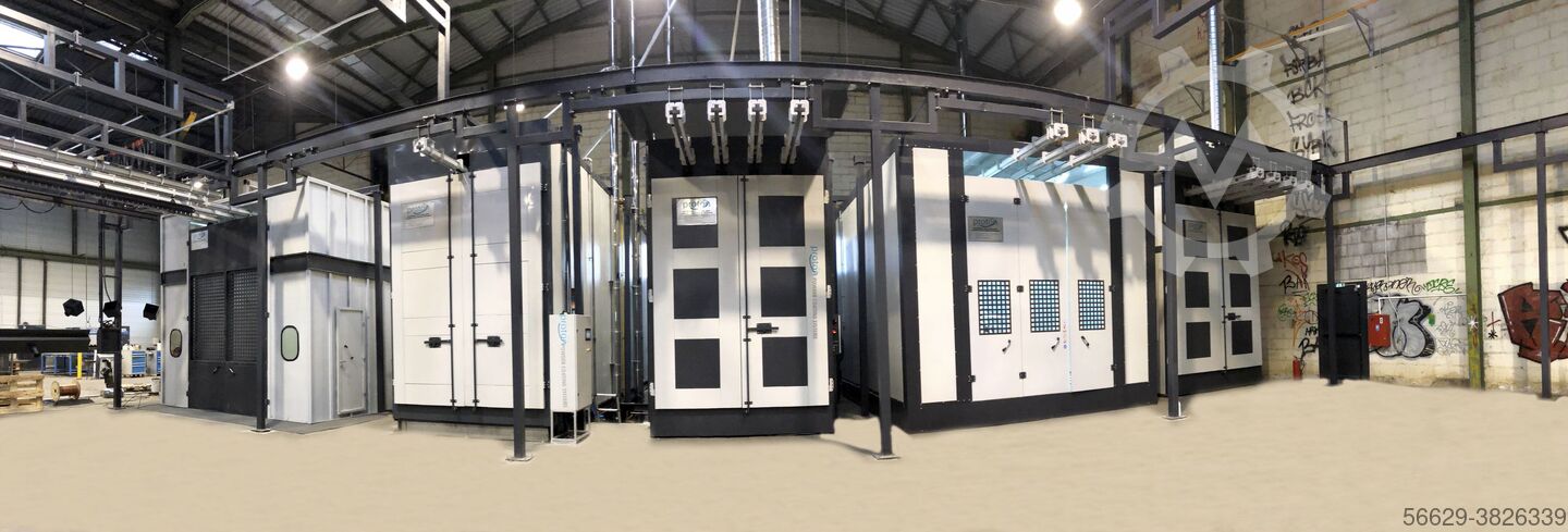 🏷️ PROTON STRANSFER - used Powder systems with bar transfer systems for ...