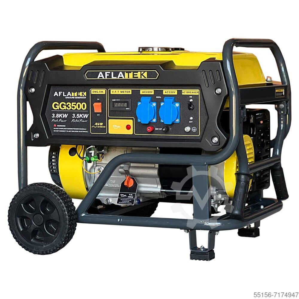 Aflatek GG3500 - Used Gasoline power generator 3,5kW listed on Used ...