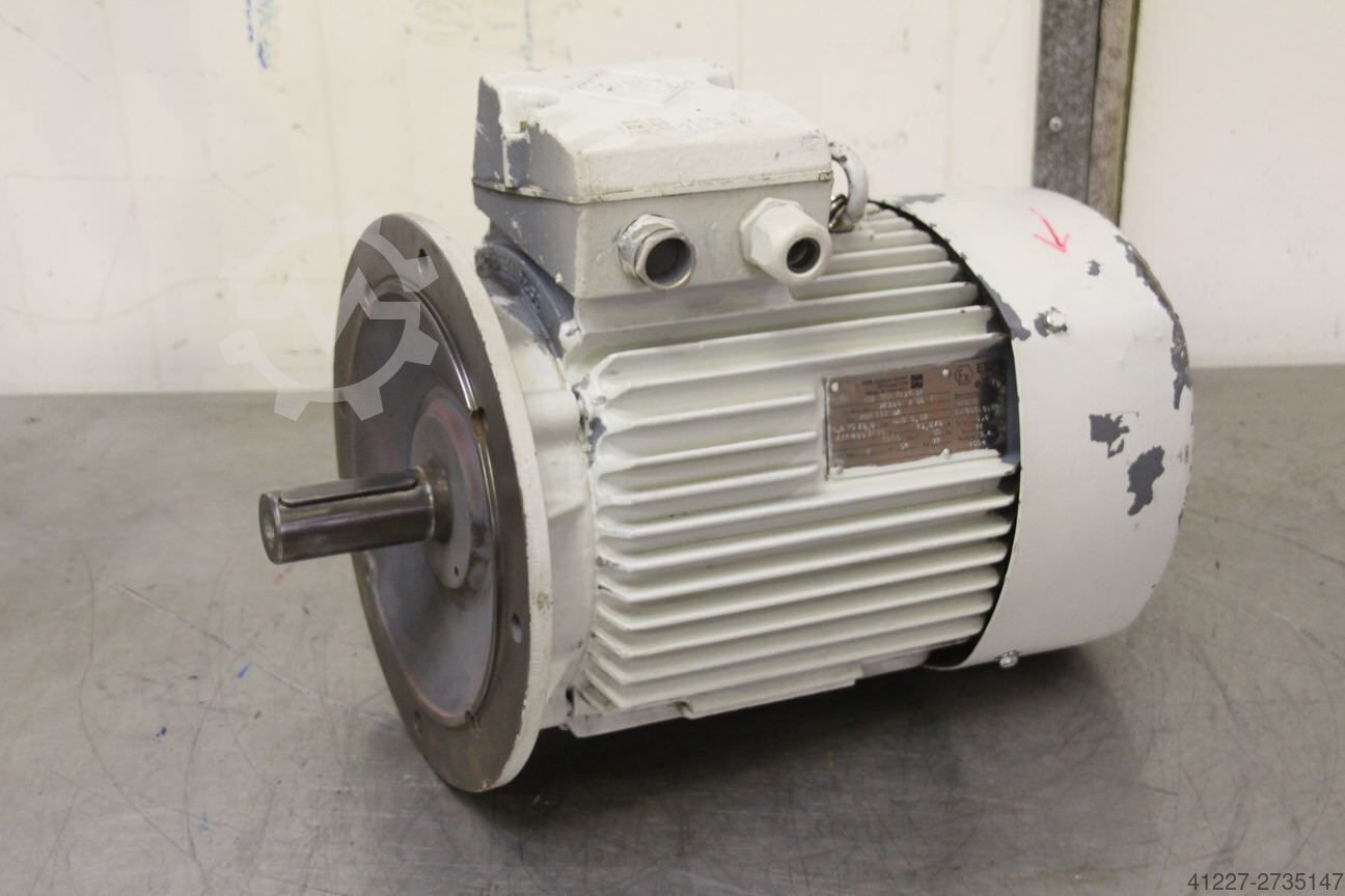 VEM KPER132M4 - Used Electric motor 6.8 kW 1450 Rpm listed on Used ...