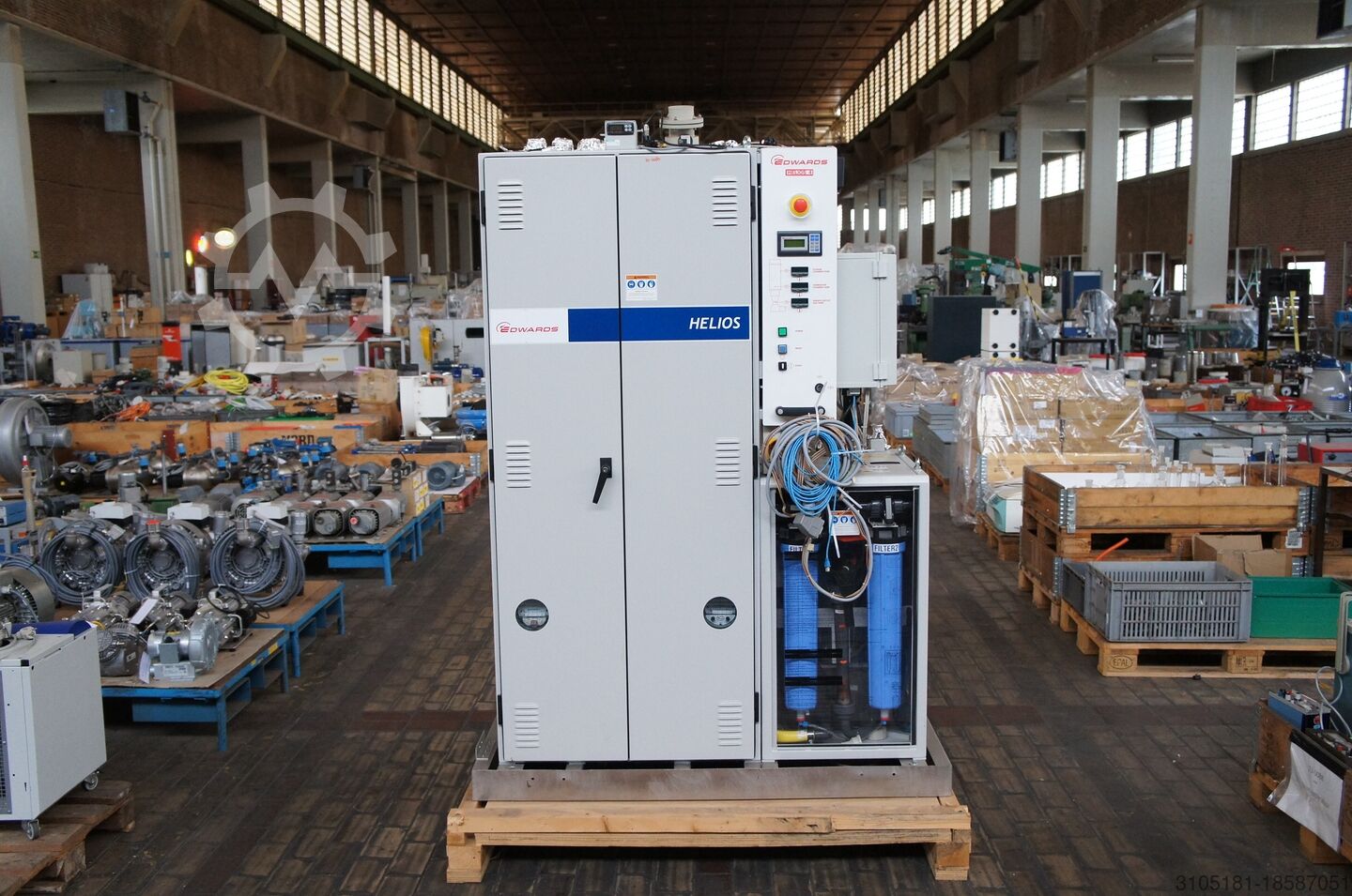 🏷️ EDWARDS Helios-E - used Edwards Helios-H Gas Abatement system for ...