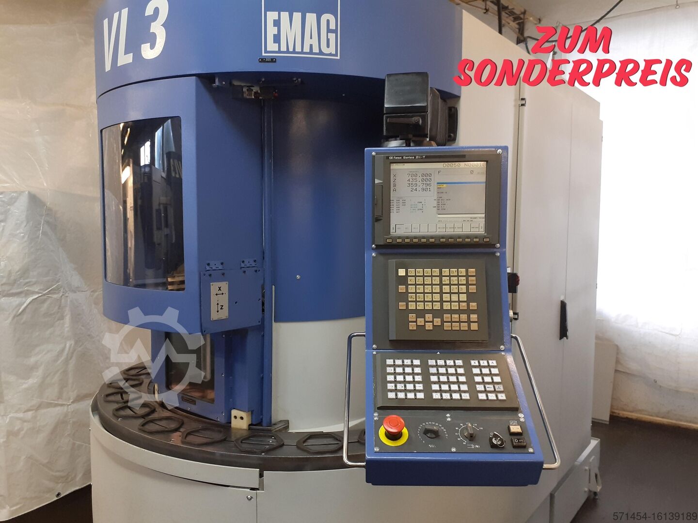 🏷️ Emag VL3 - used Vertical lathe for sale