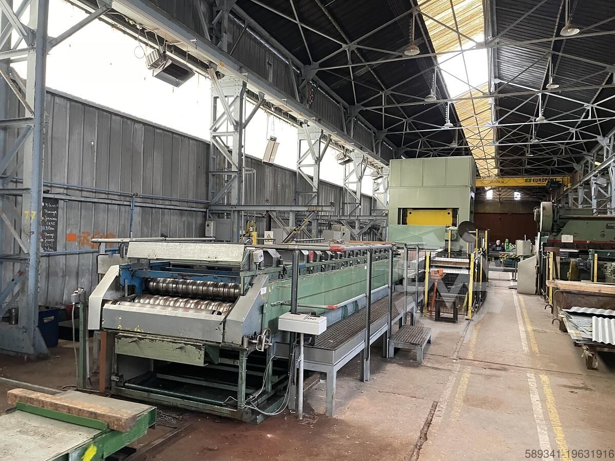 - used Corrugated sheet profiling line 1000 mm for sale