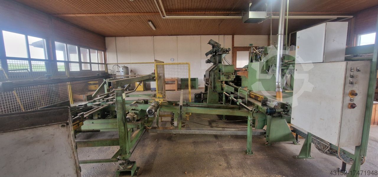 🏷️ WEIMER Palettenproduktionsanlage - used Pallet manufacturing machine ...