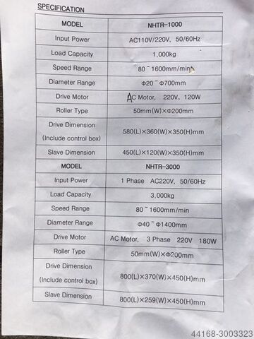 Protec 1000 - Used Welding turn table listed on Used-Machines.com ⚙️